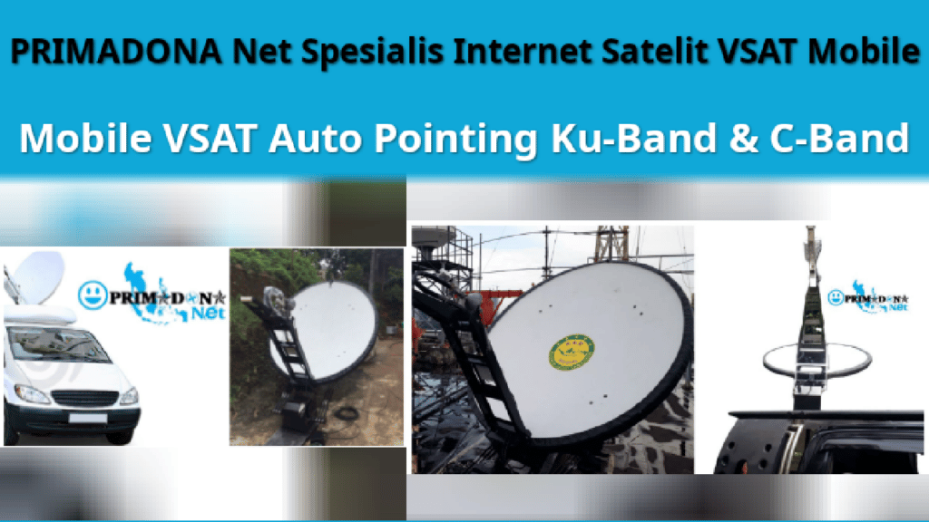 Internet Satelit VSAT Mobile (MVSAT) - VSAT Auto Pointing - PRIMADONA Net Spesialis Internet ...